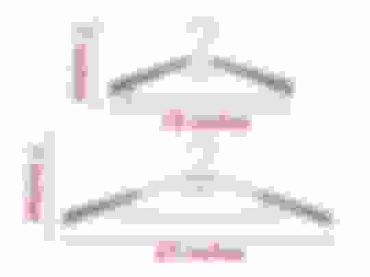 Adjustable Heavy Duty Extra-Wide Bumpless Clothes Hangers