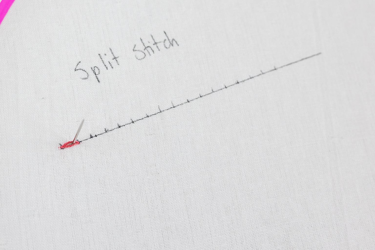 Split Stitch - Learn how to do this Modern Embroidery Technique ...