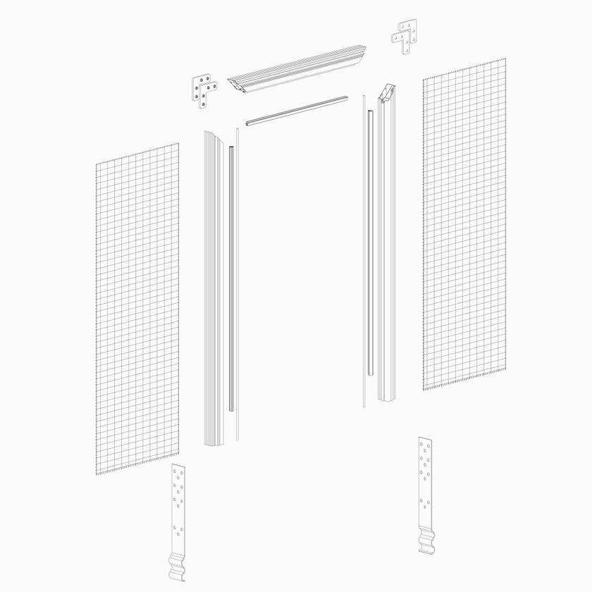 Home Show - Fusion Flush Swing Wooden Door System