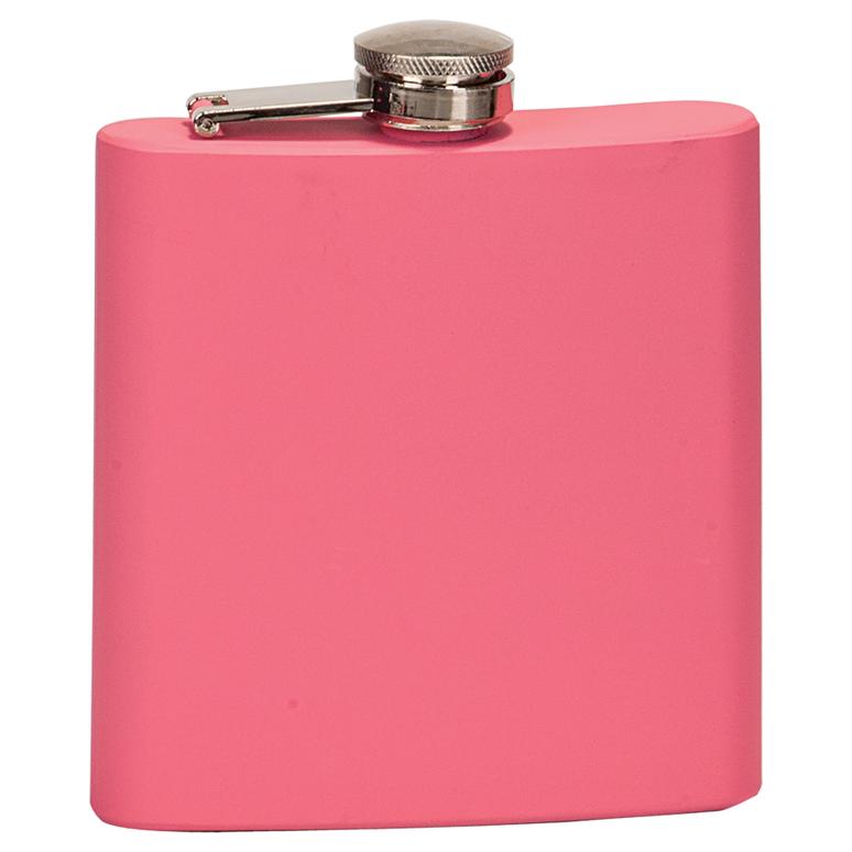 Single Pink Flask | 3 Initials