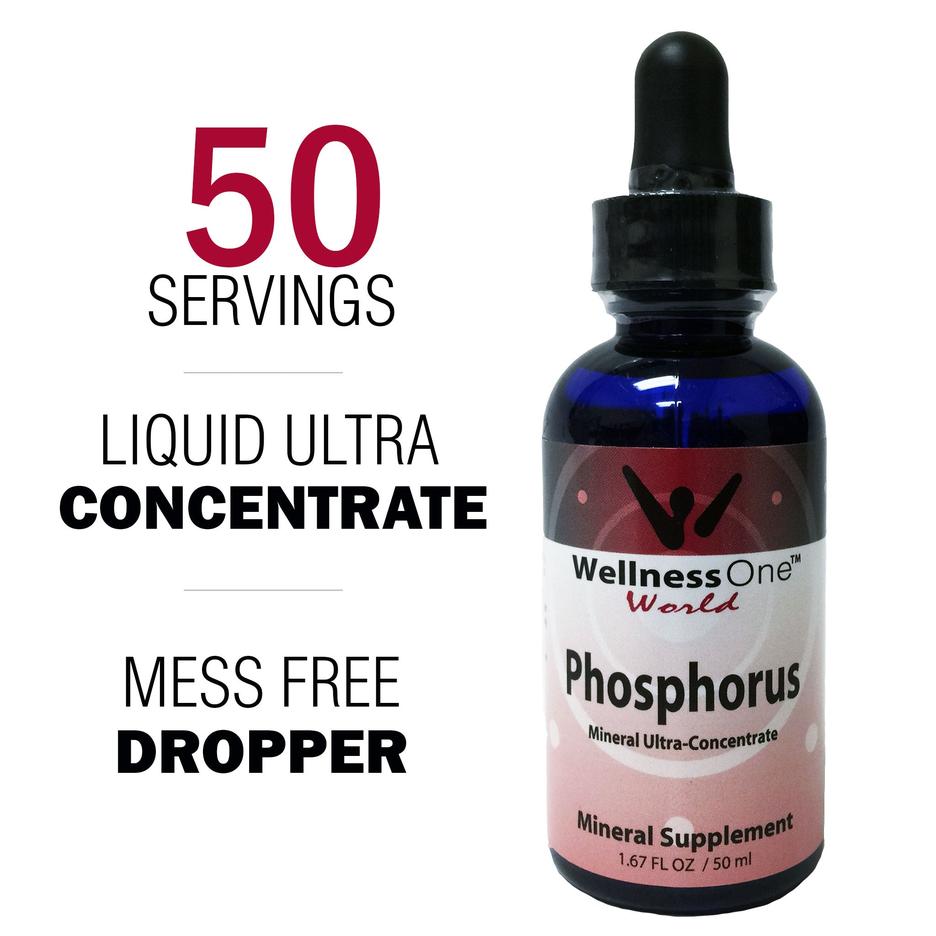 Phosphorus - Ionic Liquid Mineral Supplement - (50 Days at 50 mg per 20 ...