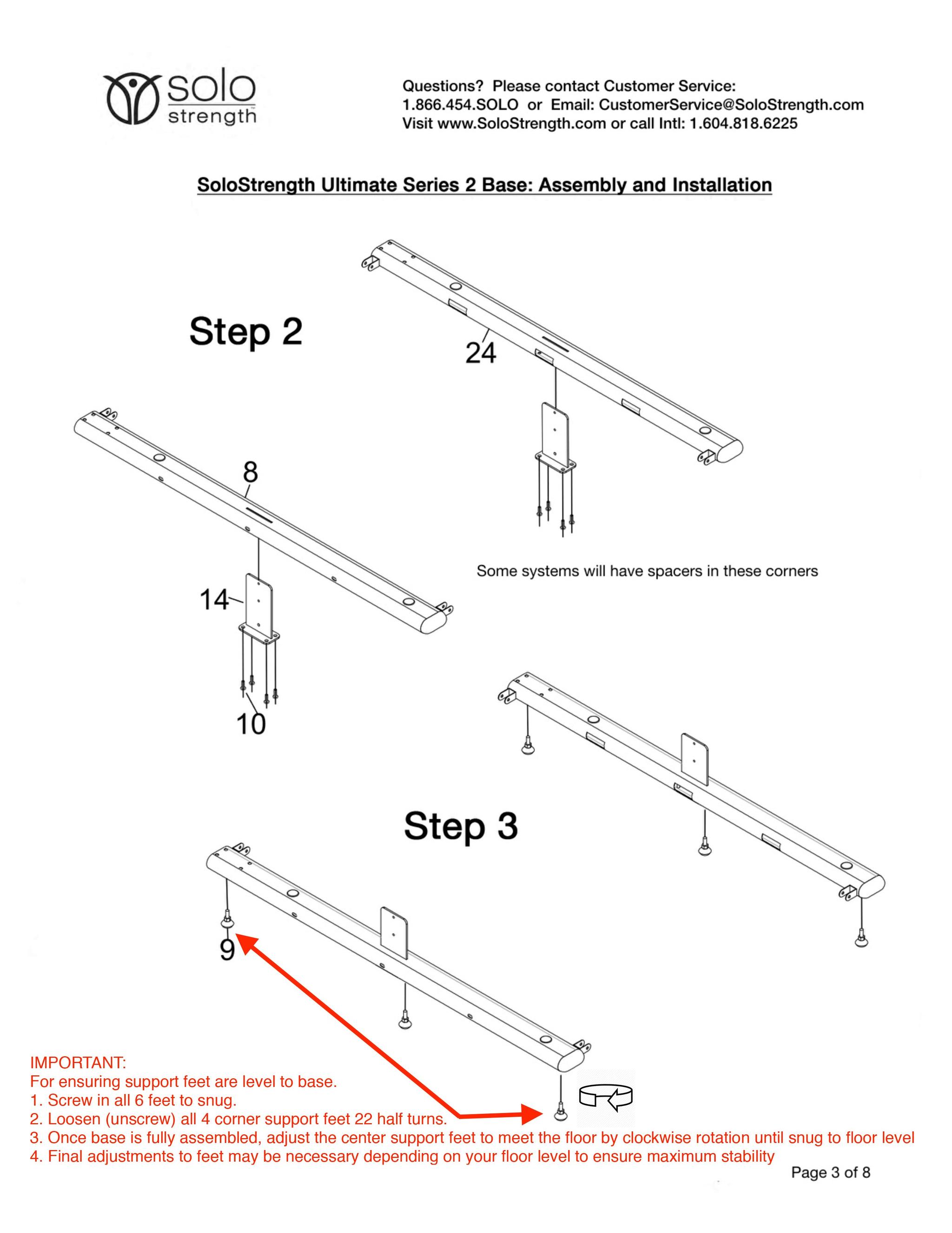 Support for Solostrength Assembly-Instructions-Tips