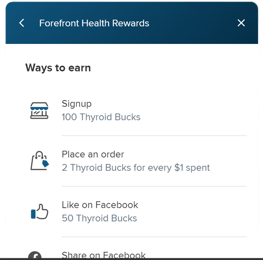 Forefront Health Rewards Program
