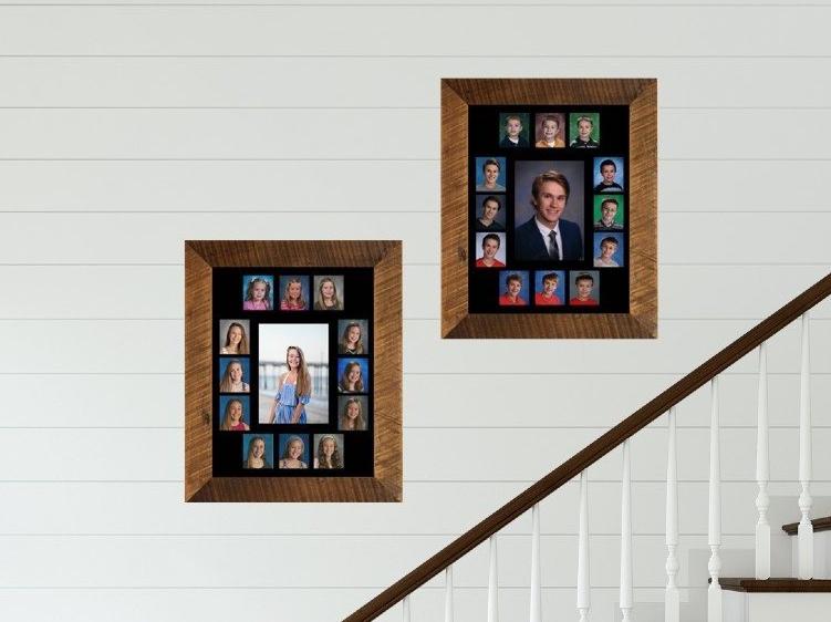 4 Creative Ways to Show School Pictures | Rustic Red Door | Blog
