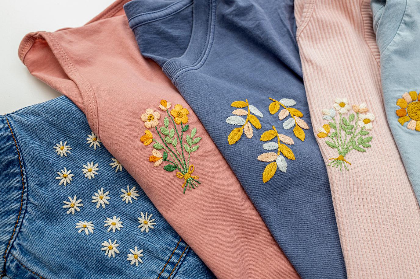 A Beginner's Guide for Embroidery onto Clothing – Clever Poppy