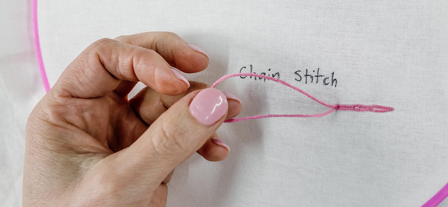 Chain Stitch - Learn How to Do This Modern Embroidery Technique ...
