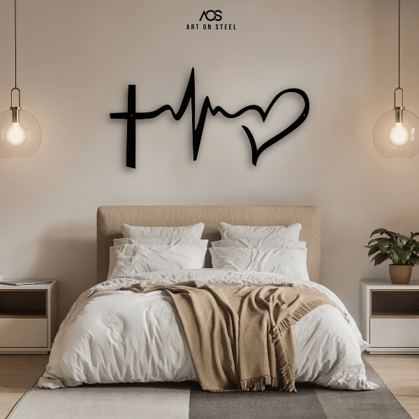 Faith, Hope, Love Steel Art