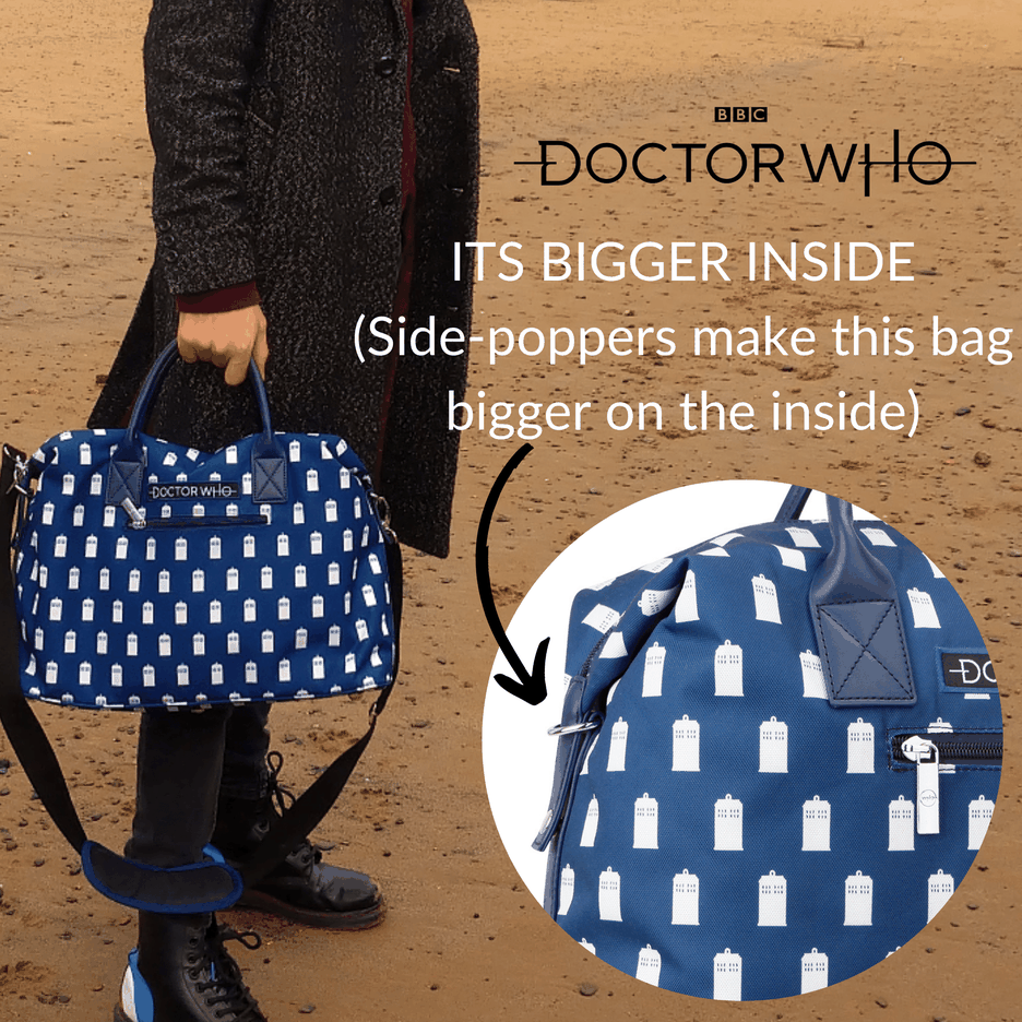 Doctor Who Bag - TARDIS Laptop Messenger & Travel Bag - Dr Who ...
