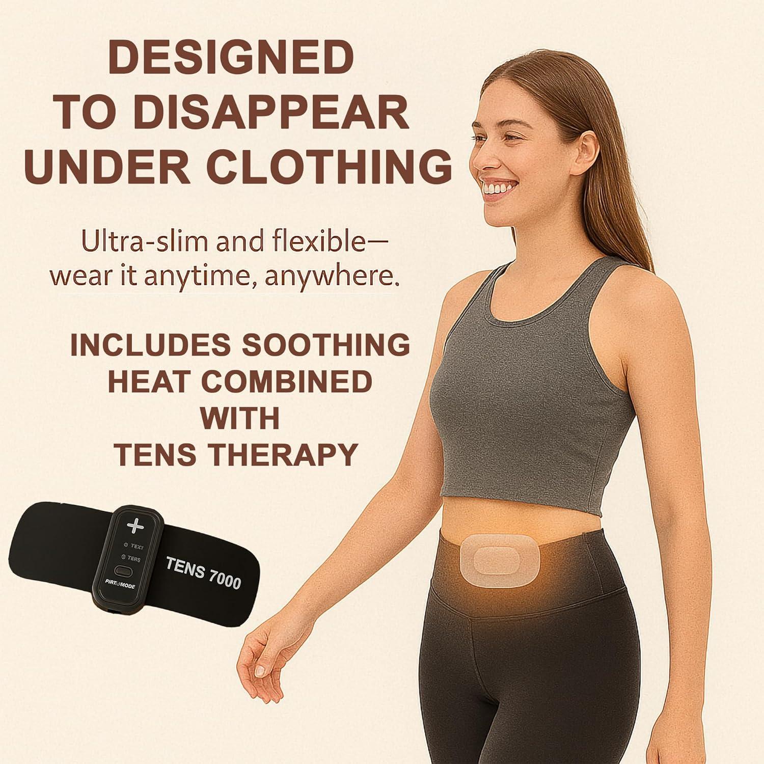 TENS 7000 Heat + TENS Unit for Menstrual Pain