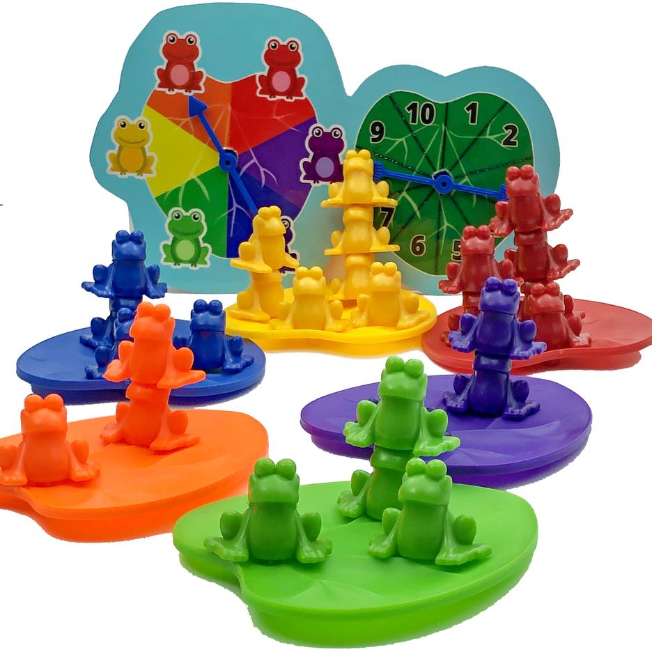 Counting Toys for Kids Ages 3-5. Learning Frogs Color Sorting Toy Set ...