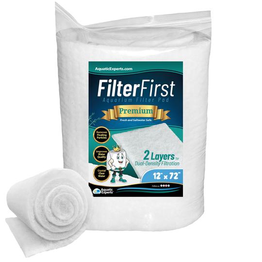 Aquarium Filter Floss for Fish Tank Filters - FilterFirst Pad - Media ...