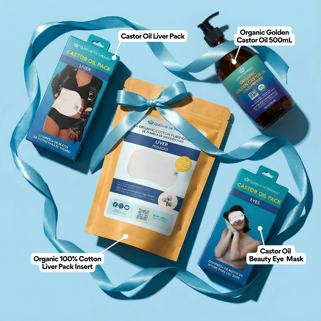 The Castor Oil Pack Energy Cleanse | Queen of the Thrones®