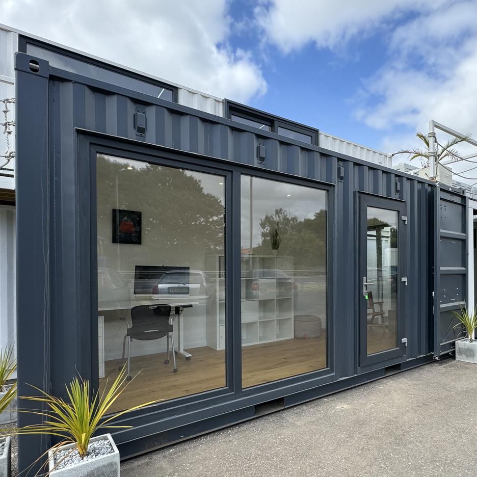 20x8ft CUSTOM SHIPPING CONTAINER CONVERSION | Portable Building | Gard