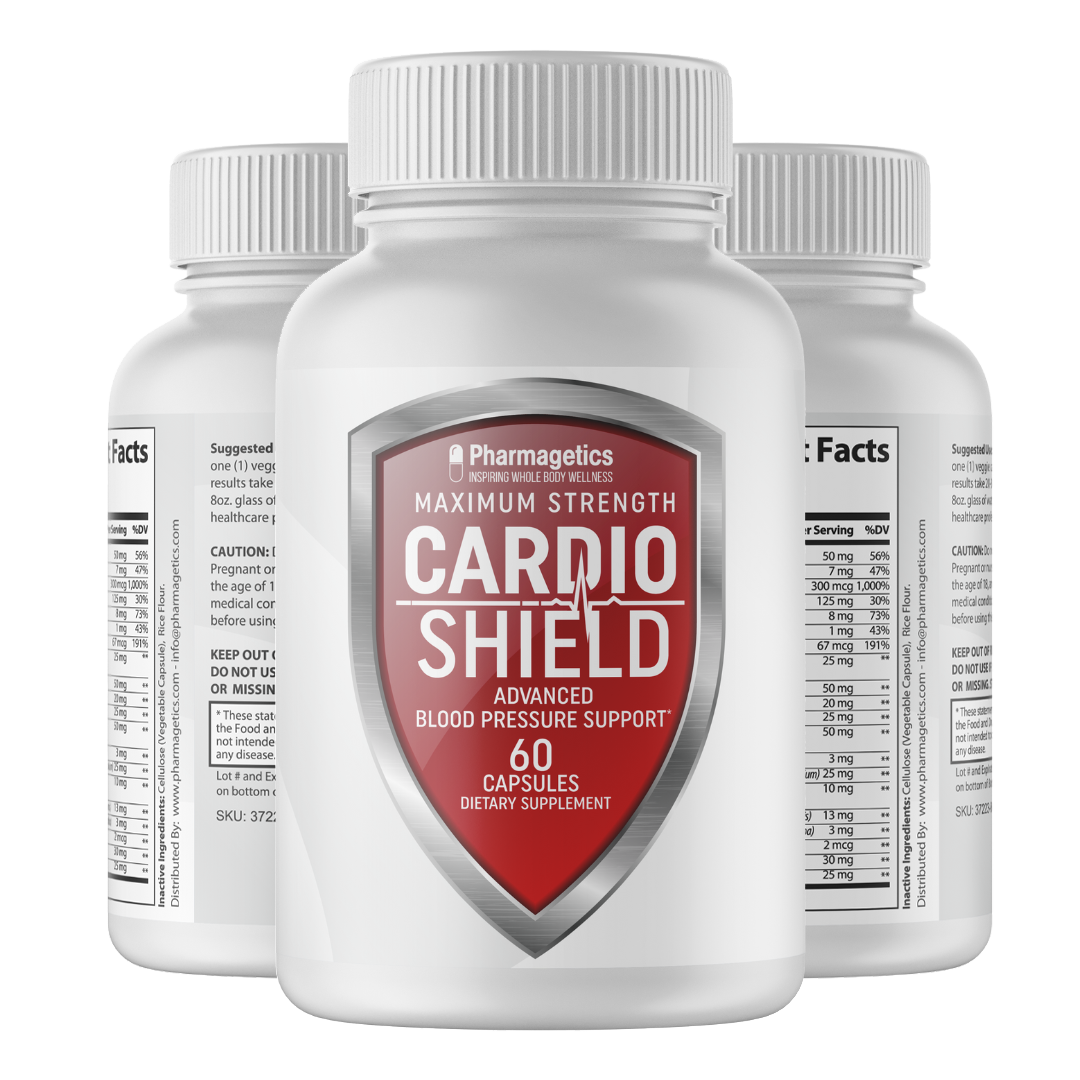 Cardio Shield Advanced Blood Pressure Support - 60 Capsules – pharmagetics