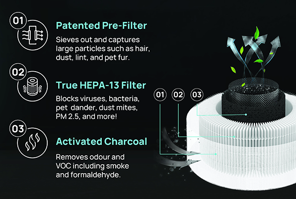 Sterra Moon True HEPA-13 Air Purifier | Sterra MY