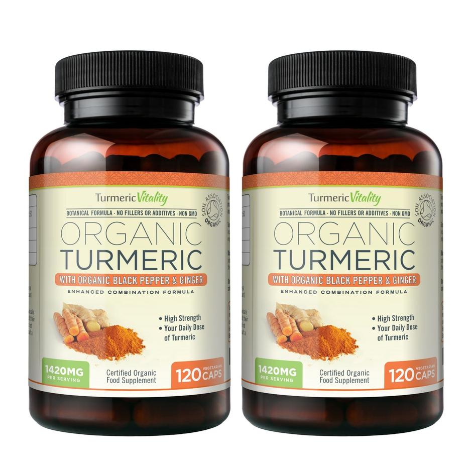 Organic Turmeric Capsules | Turmeric Capsules with Black Pepper