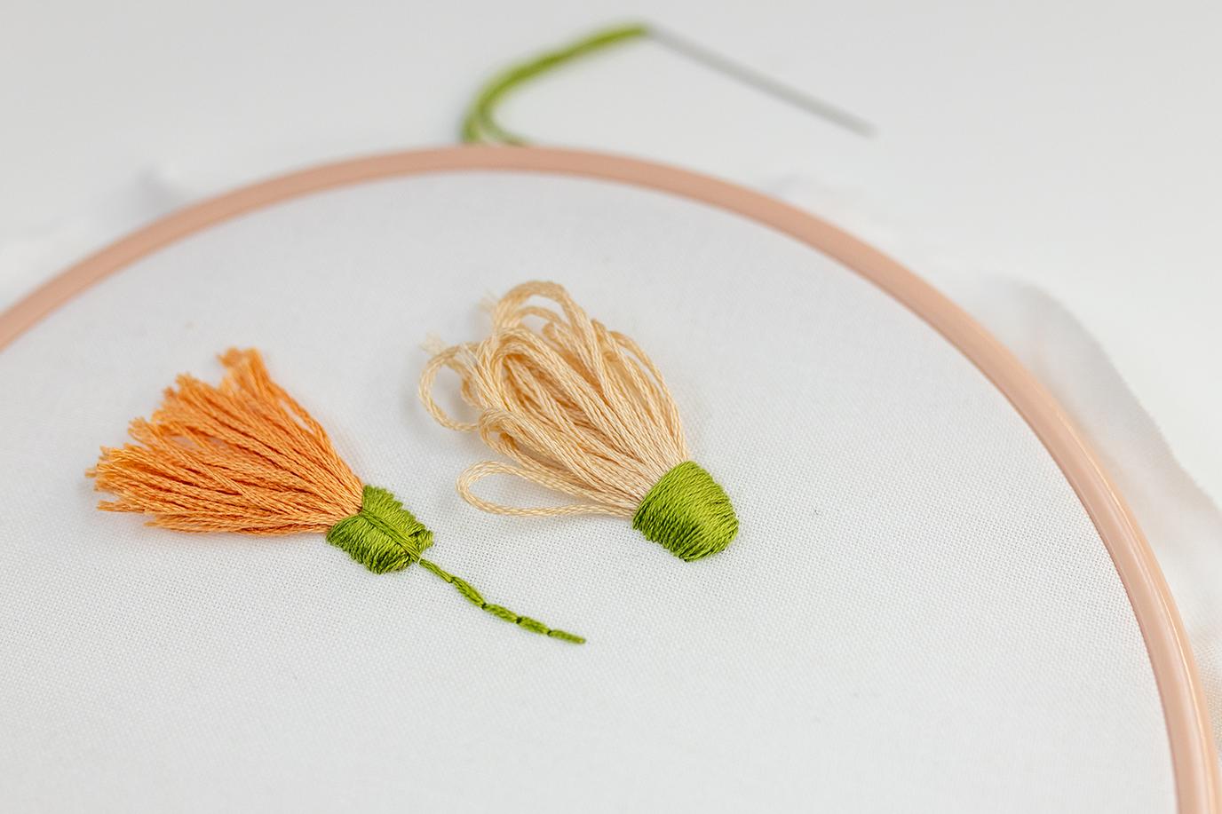 Thread Bundle Flowers - Learn How to do This Modern Embroidery Techniq ...