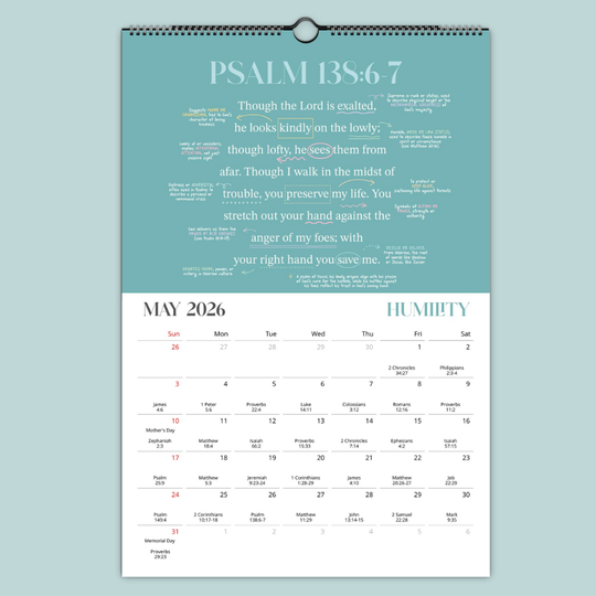 2026 Scripture Challenge Calendar