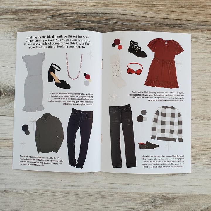 What to Wear Guide Template Photographer Style Guide 2 Days Sale