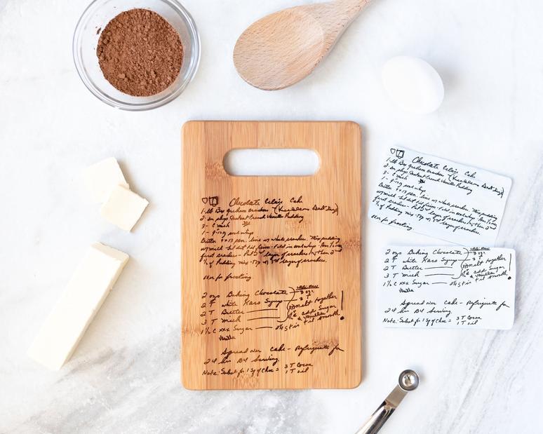 Family Recipe Board | Small | Personalized Cutting Board | Kustom ...