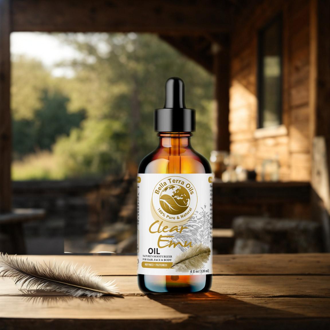 Bulk Clear Emu Oil - 128oz for Ultimate Skin Comfort