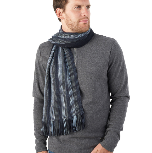 Men's Winter Scarf - Striped Scarf for Men – LOVARZI