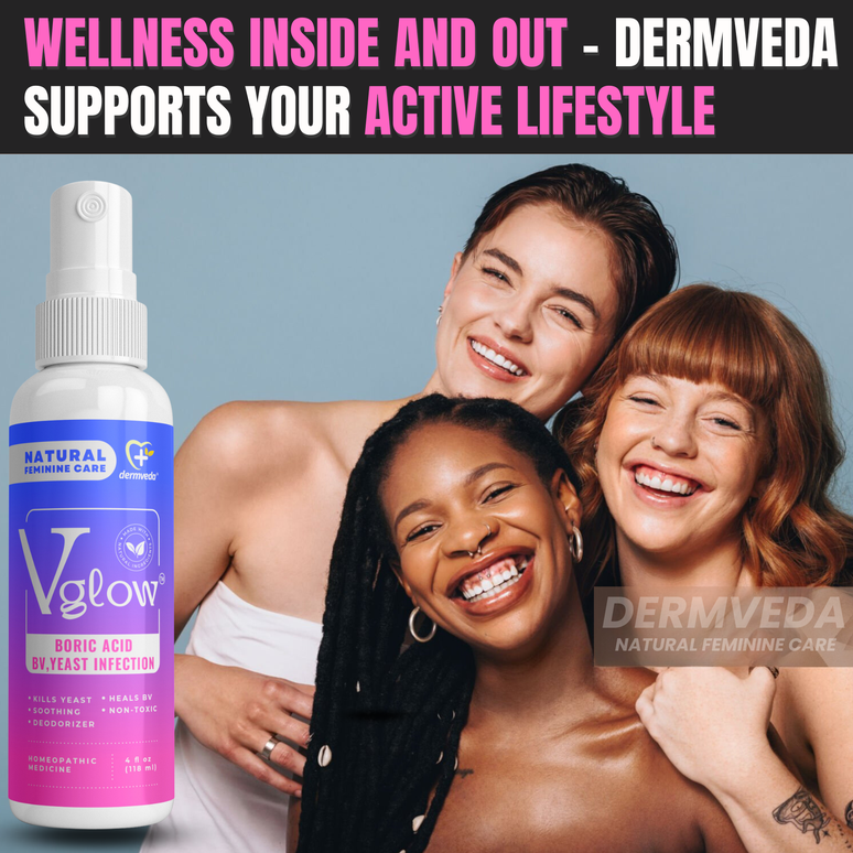 Dermveda Boric Acid Spray - Natural BV & Yeast Infection Relief