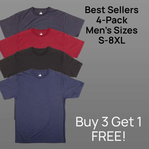 Multipacks & Bundles: Traditional (S-XL) & Big (2XL-8XL) sizes | Big Boy Bamboo - Big Boy Bamboo