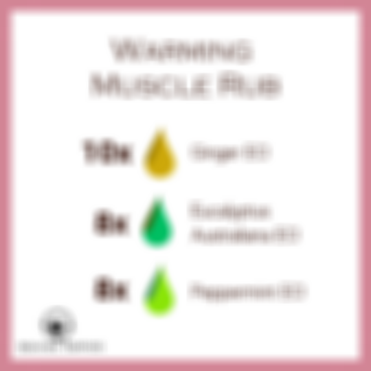 Warming Muscle Rub Blend – Moon Haven