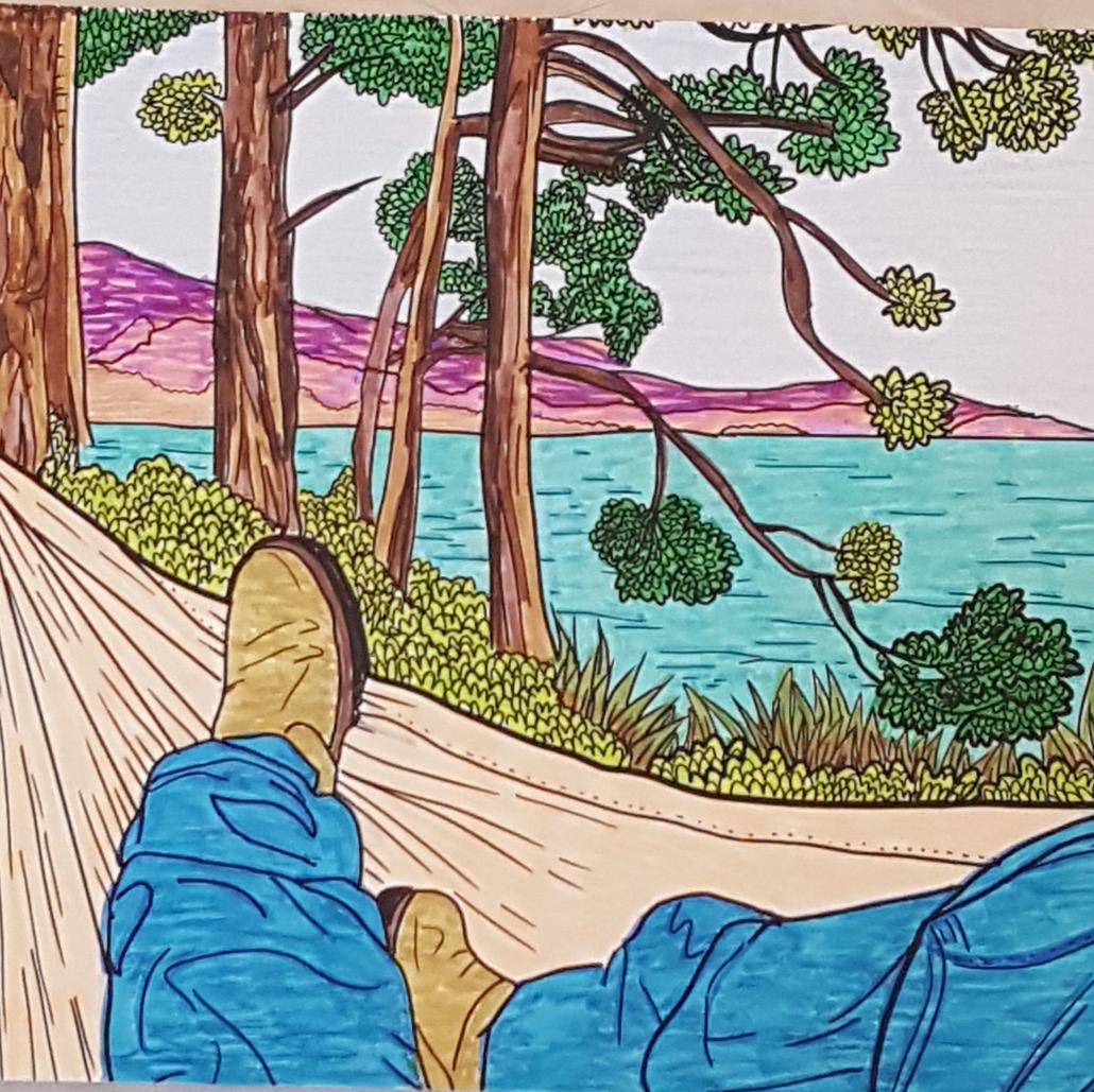 Freebie Friday 07-31-20 Free Blissful Scenes II Drawing