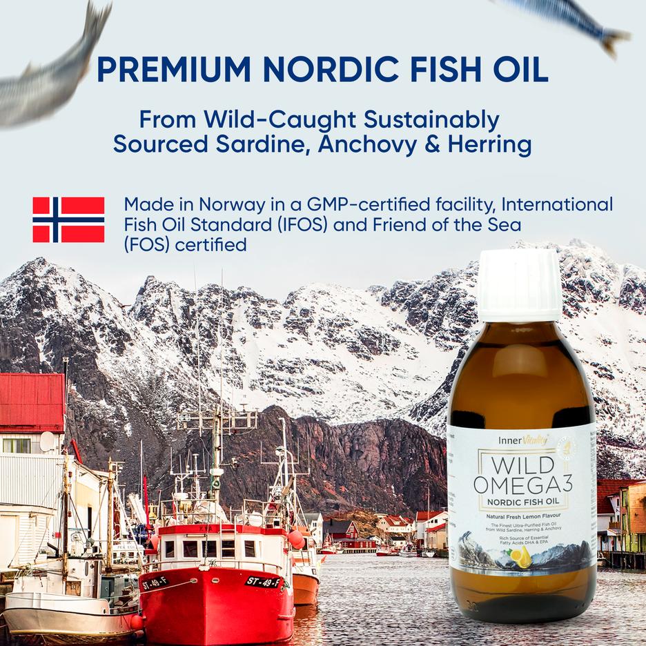 WILD OMEGA3 LIQUID FISH OIL