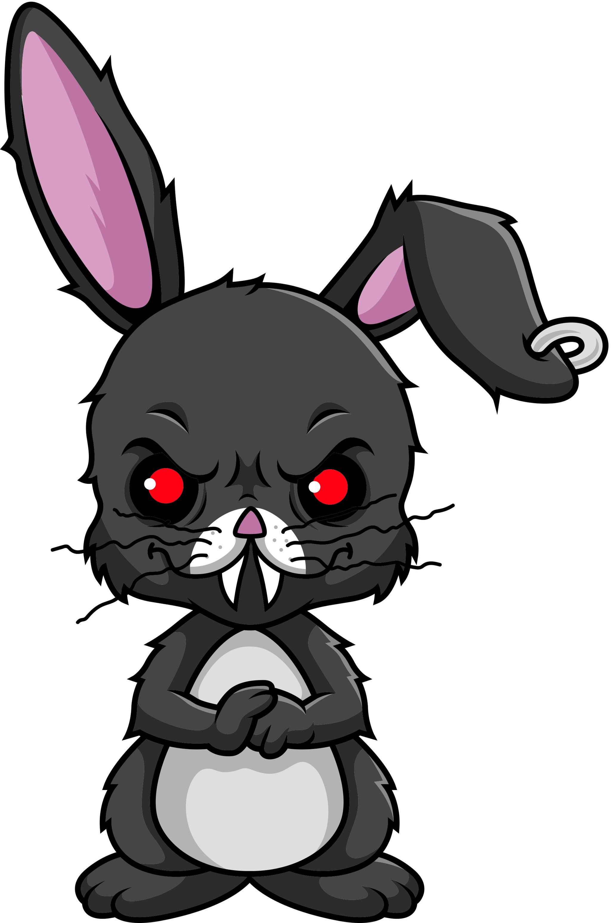 Fluffy the Evil Bunny is Here – Two Feather Plugs