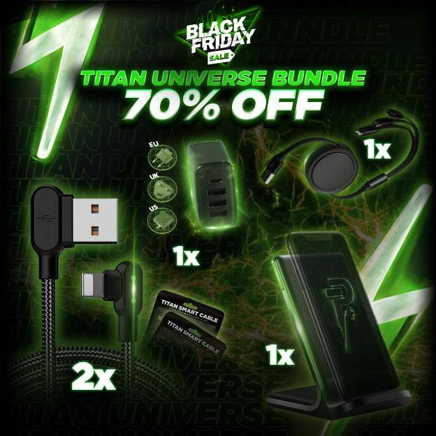 Titan Smart Cable - Buy 3 Pack Titan Cables & Get 2 FREE – Titan Power Plus