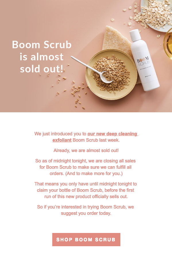 How to Sell Out Your Next Ecommerce Product Launch: Copy this Template