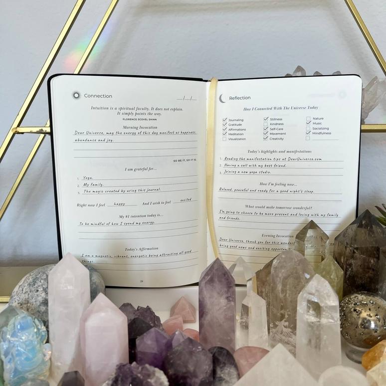 Dear UNIVERSE Manifestation Journal by Sarah Prout