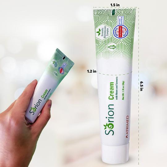 Sorion Herbal Cream with Coconut Oil, Neem, Turmeric, Pala Indigo