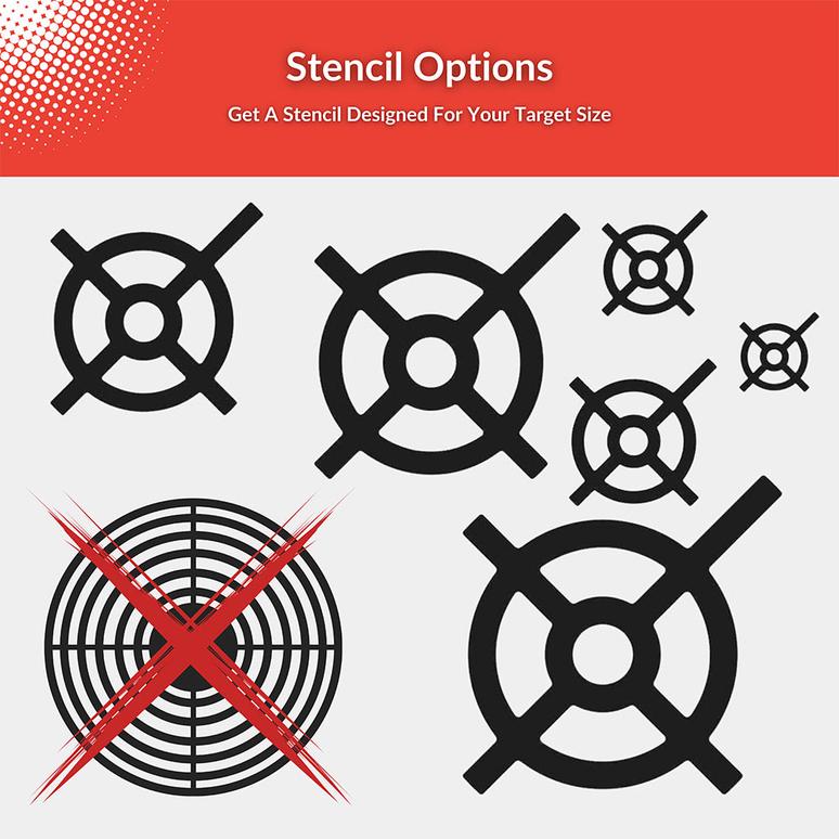 Magnetic Target Painting Stencils 🎯