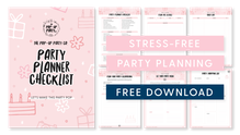 Free Party Planner Checklist