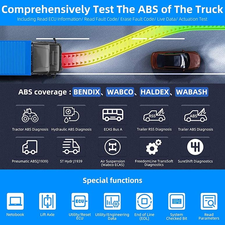 Diagnostic Tool For WABCO ABS and Trucks/Trailers – Lawn & Tractor Co.