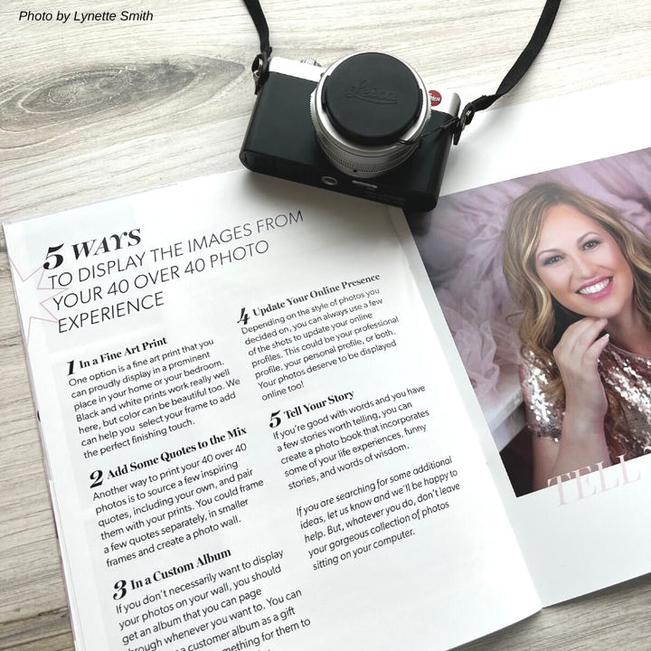 40 Over 40 Photography Campaign Marketing Template