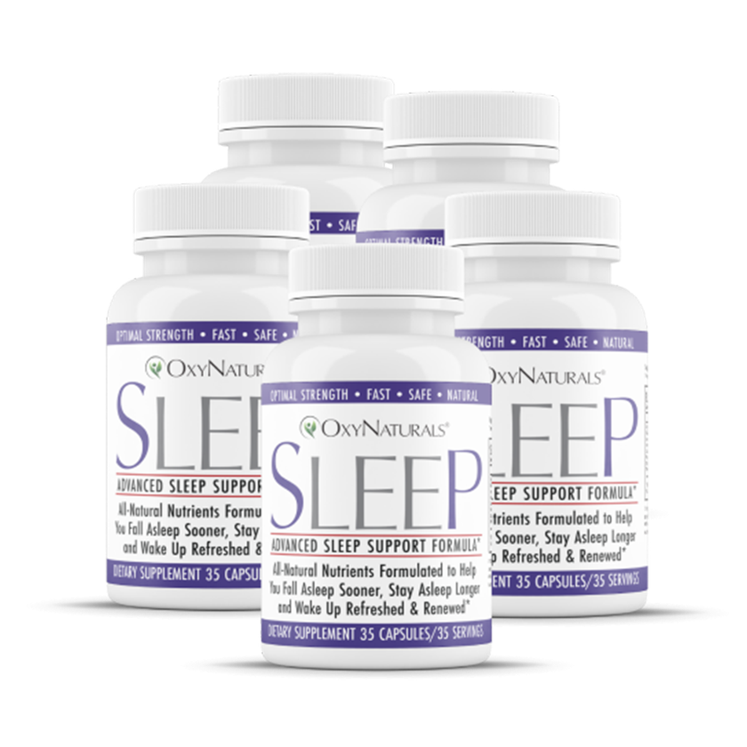Sleep Better with OxyNaturals SLEEP™ - Natural Sleep Aid