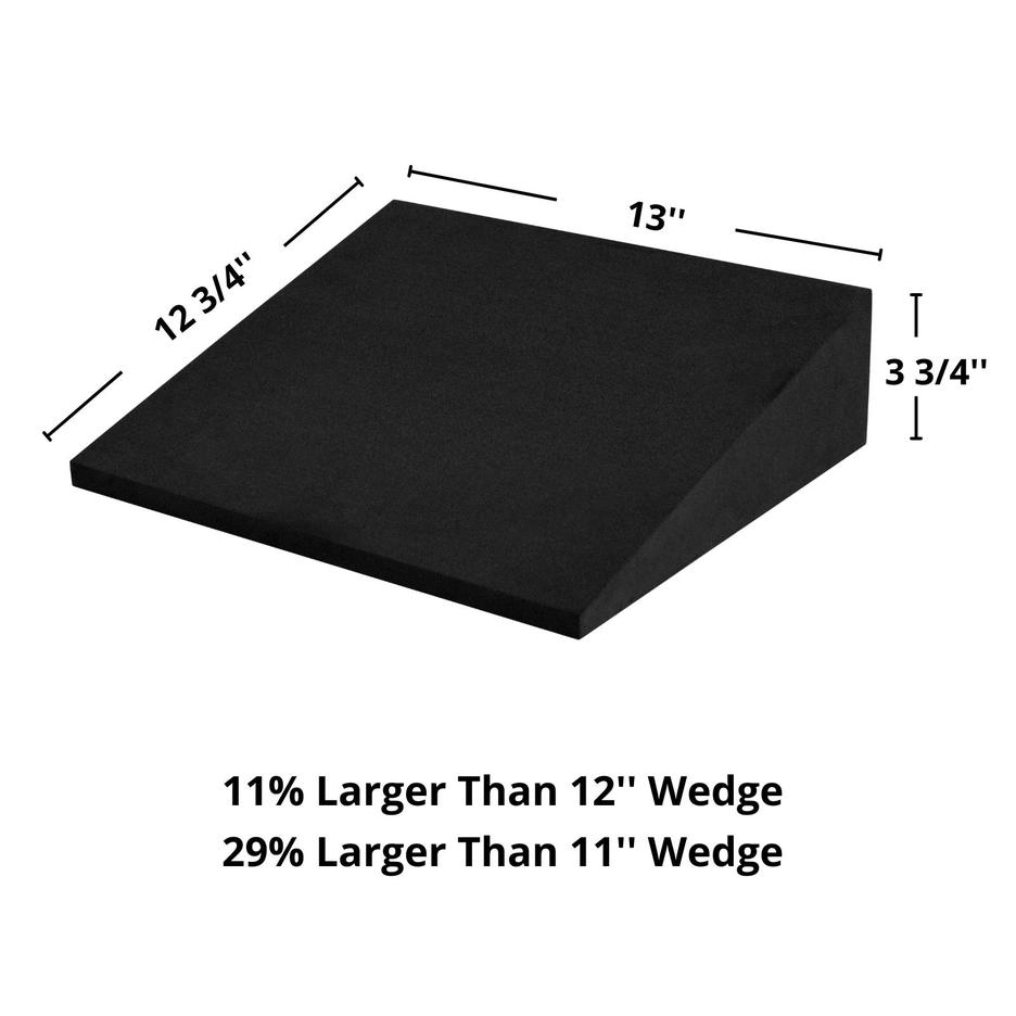 StrongTek 13" Large Yoga Foam Wedge, Slant Board, Calf Stretcher(Pair)