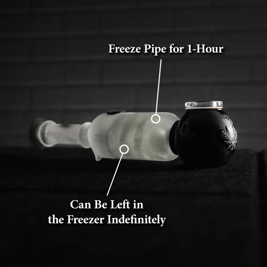 Glycerin Pipe | Freeze Pipe Spiral | Icy Puffs | Smooth Hits
