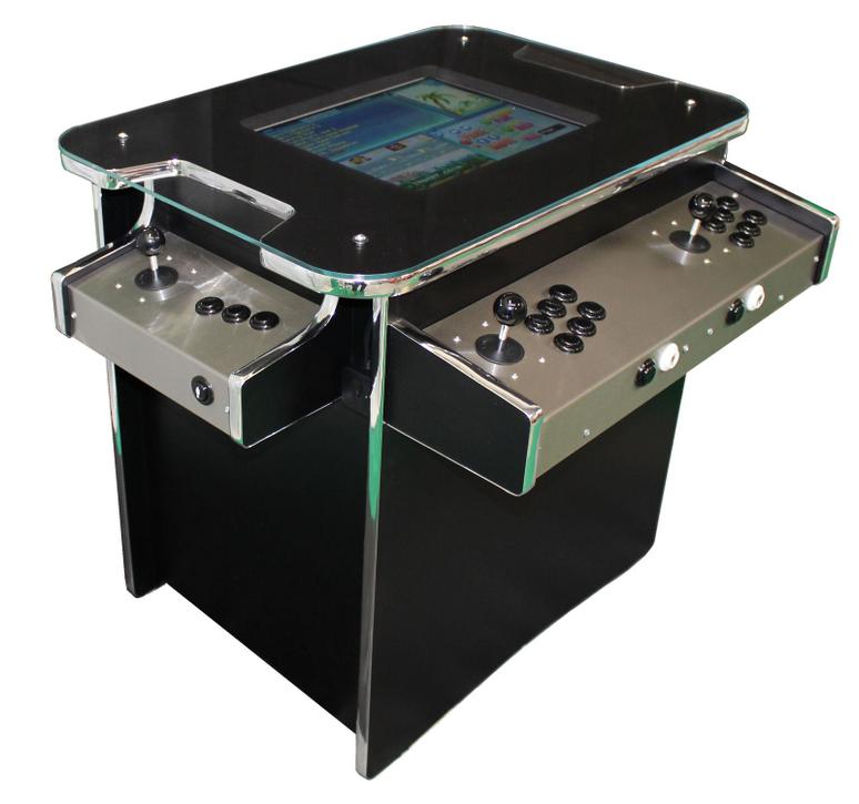 Arcade Wizard Black & Chrome | Luxury arcade machine over 1000 games