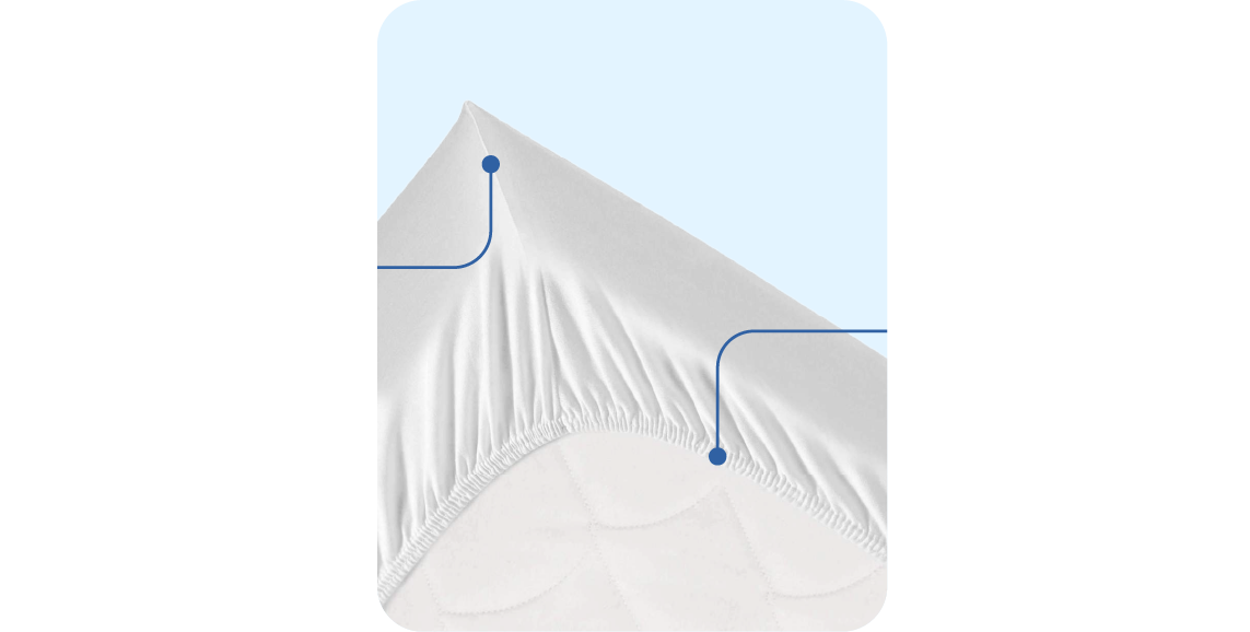 Cloud Organic Cotton Sheet Set - Bed Scrunchie