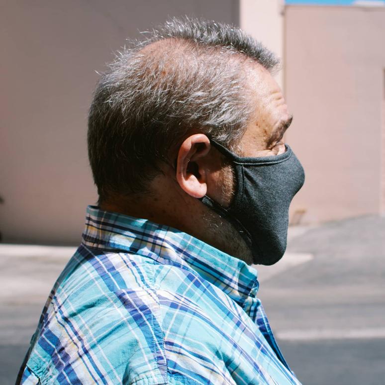 Comfortable XL Bamboo Face Masks Beards & Big Faces