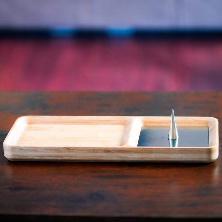 Rolling Tray with Built-In Ashtray + Bowl Cleaner – The Freeze Pipe