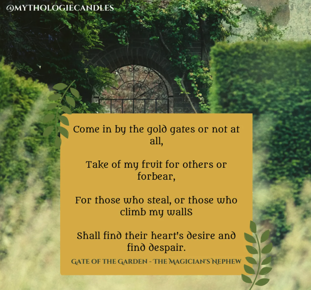 THE POETRY OF NARNIA - C.S. LEWIS – MythologieCandles