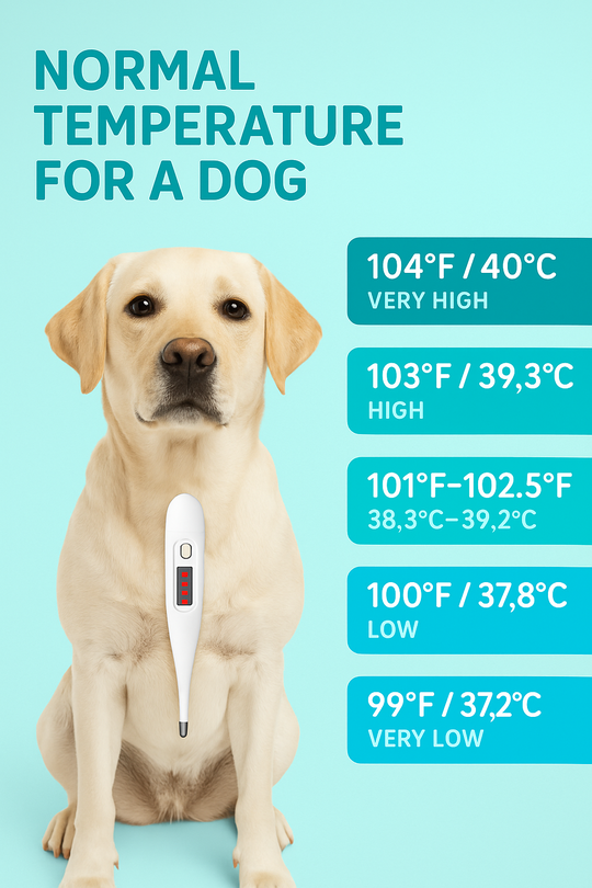 How to Take a Dog's Temperature & What’s Normal - Potty Buddy™