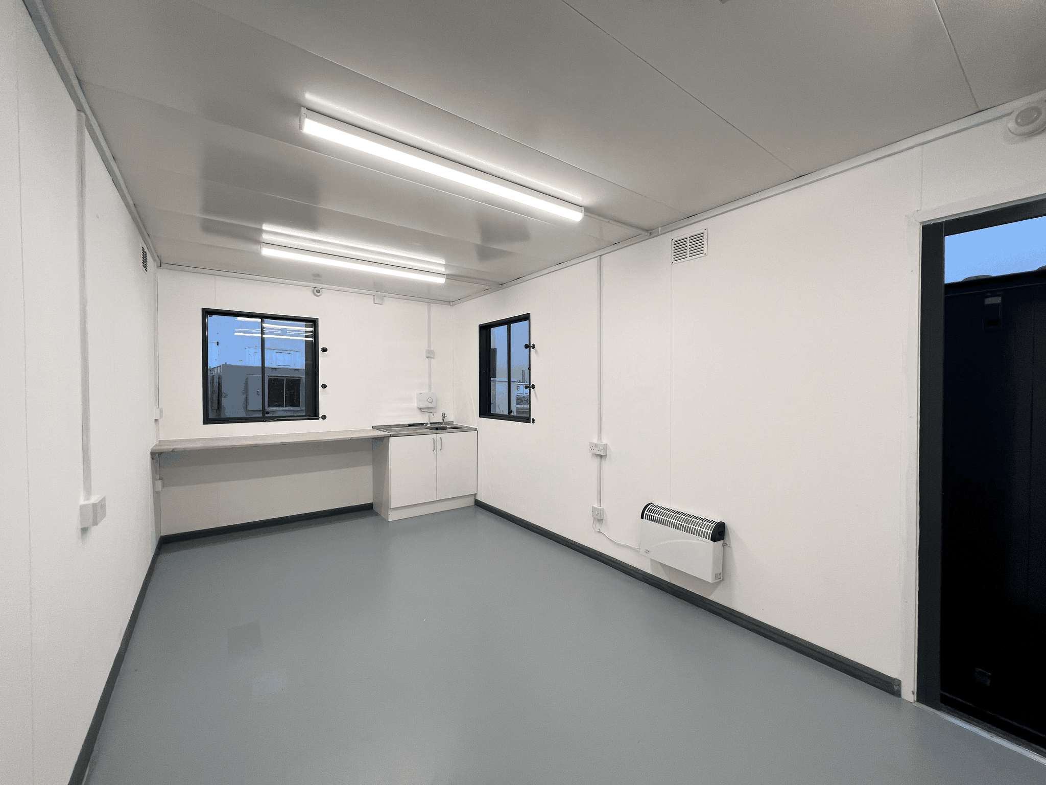 CUSTOM 32x10 ft Cabin | Office / Canteen With New Kitchenette & New 1+